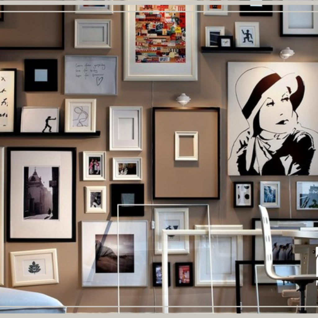 Como fazer uma parede de quadros decorativos - Kieni Móveis Planejados